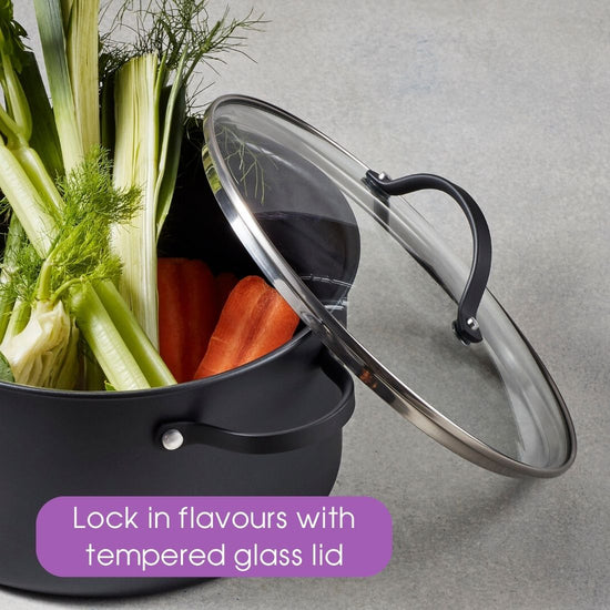 RACO Eclipse Nonstick Induction 3 Piece Cookware Set Matte Black | RACO ...